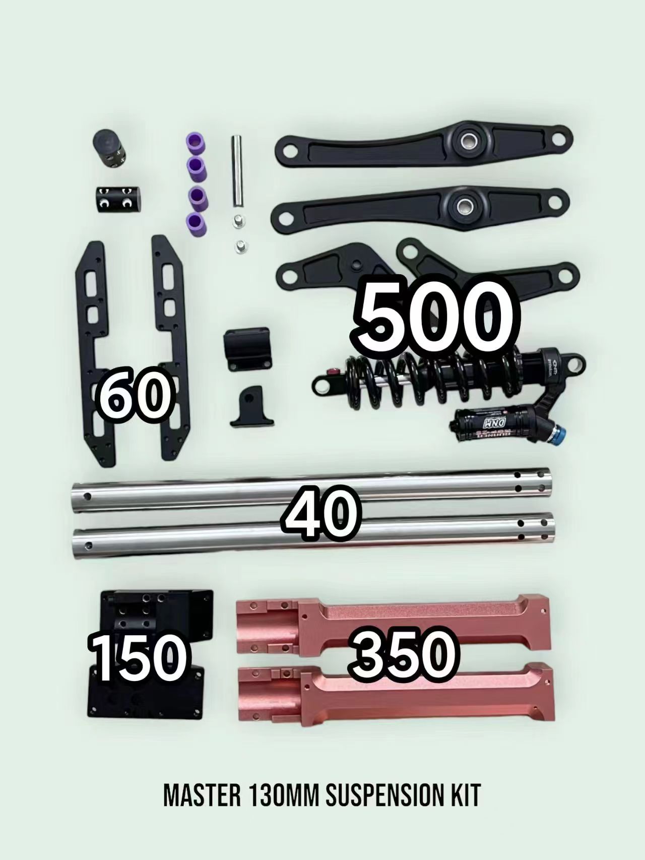 master Drop 131mm shock kit – Hou Nin' EUC Club